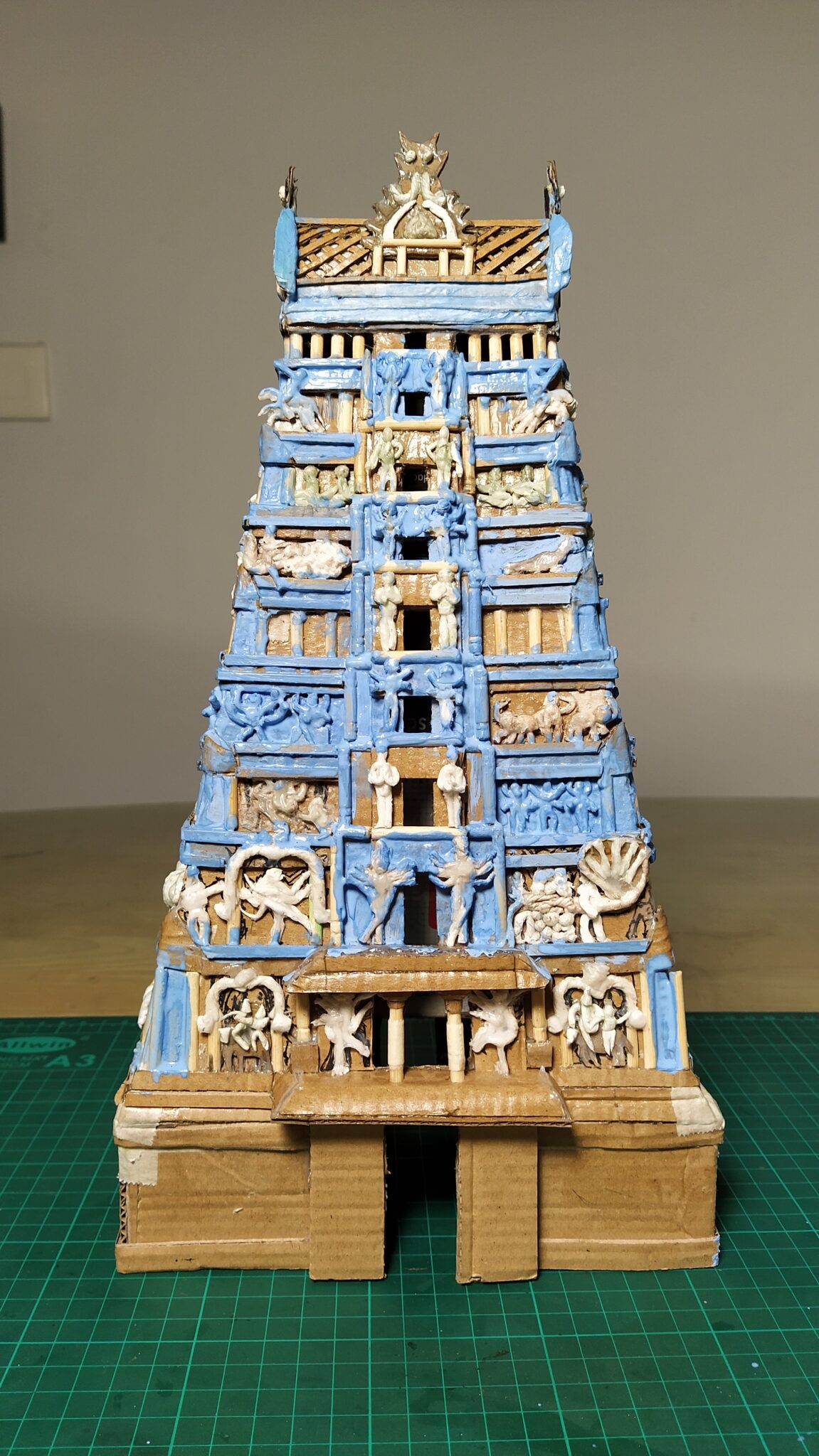 How to Make a Madurai Meenakshi Temple Gopuram Model – TheKraftco